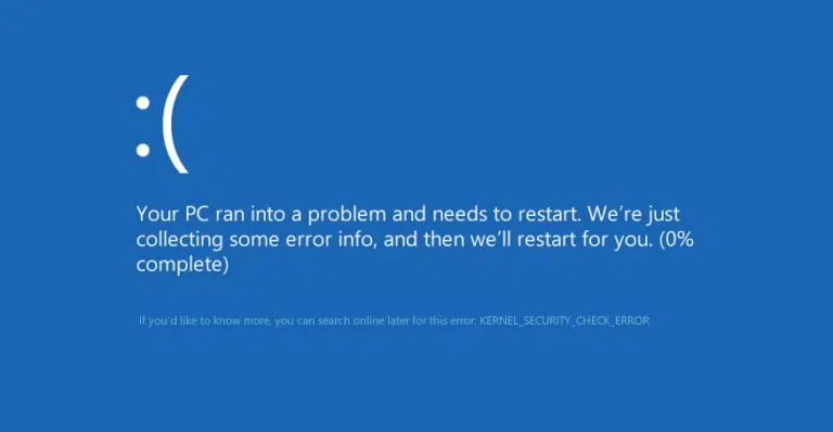 Fehler 0x0000013A KERNEL_MODE_HEAP_CORRUPTION - Windows FAQ