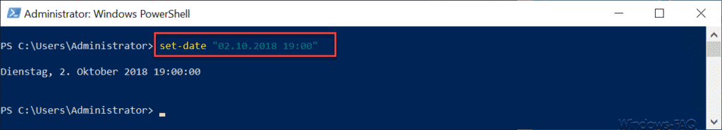 Windows Datum und Uhrzeit per PowerShell ändern - Windows FAQ
