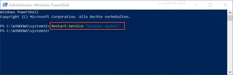 Windows herunterfahren und neu starten mit PowerShell Befehlen - Windows FAQ