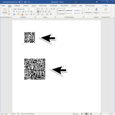 Entspricht Zeichen im Word einfügen - Windows FAQ