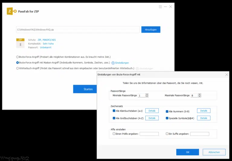 ZIP Datei entpacken - Windows FAQ