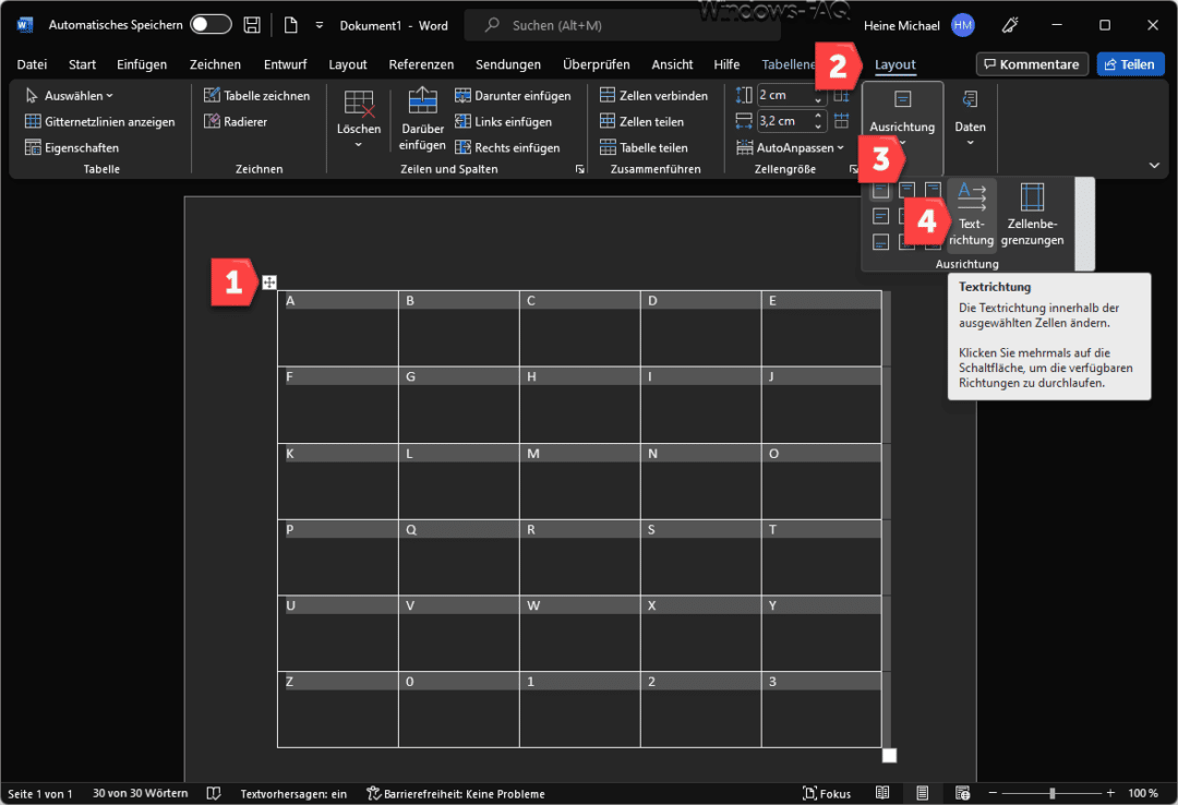 Word Text als Blocksatz formatieren - Windows FAQ