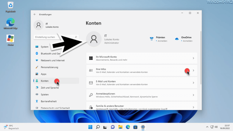 Windows 11 lokales Konto Bild ändern - Windows FAQ