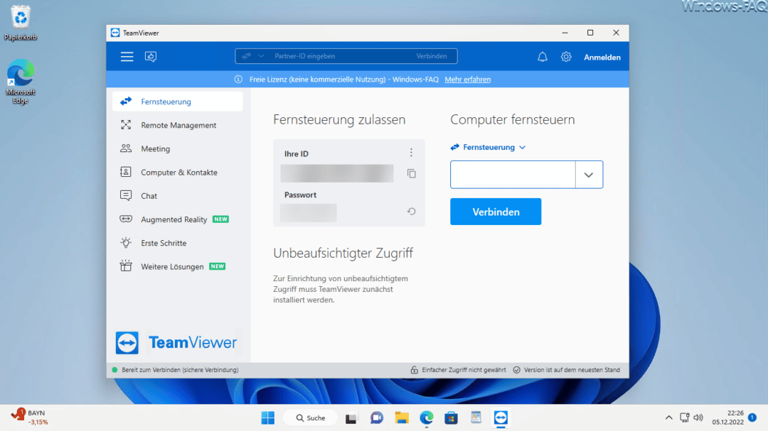 Teamviewer ohne Installation starten - Windows FAQ