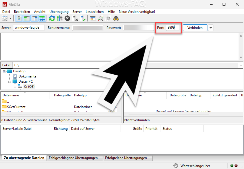 FTP Port Welche Ports Werden Verwendet Windows FAQ